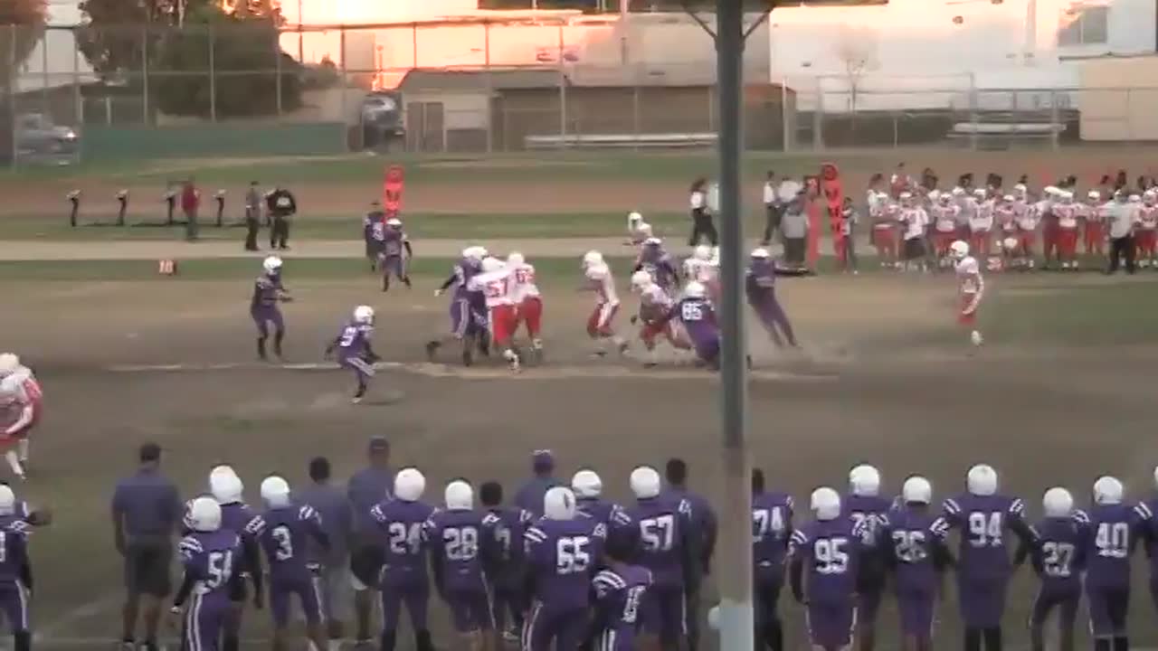 vs. Bell High School - Bell High JV Football - Felix Holman III ...