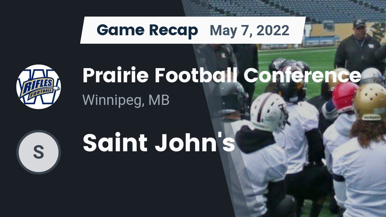 Recap: Prairie Football Conference vs. Saint John's 2022 - Prairie ...