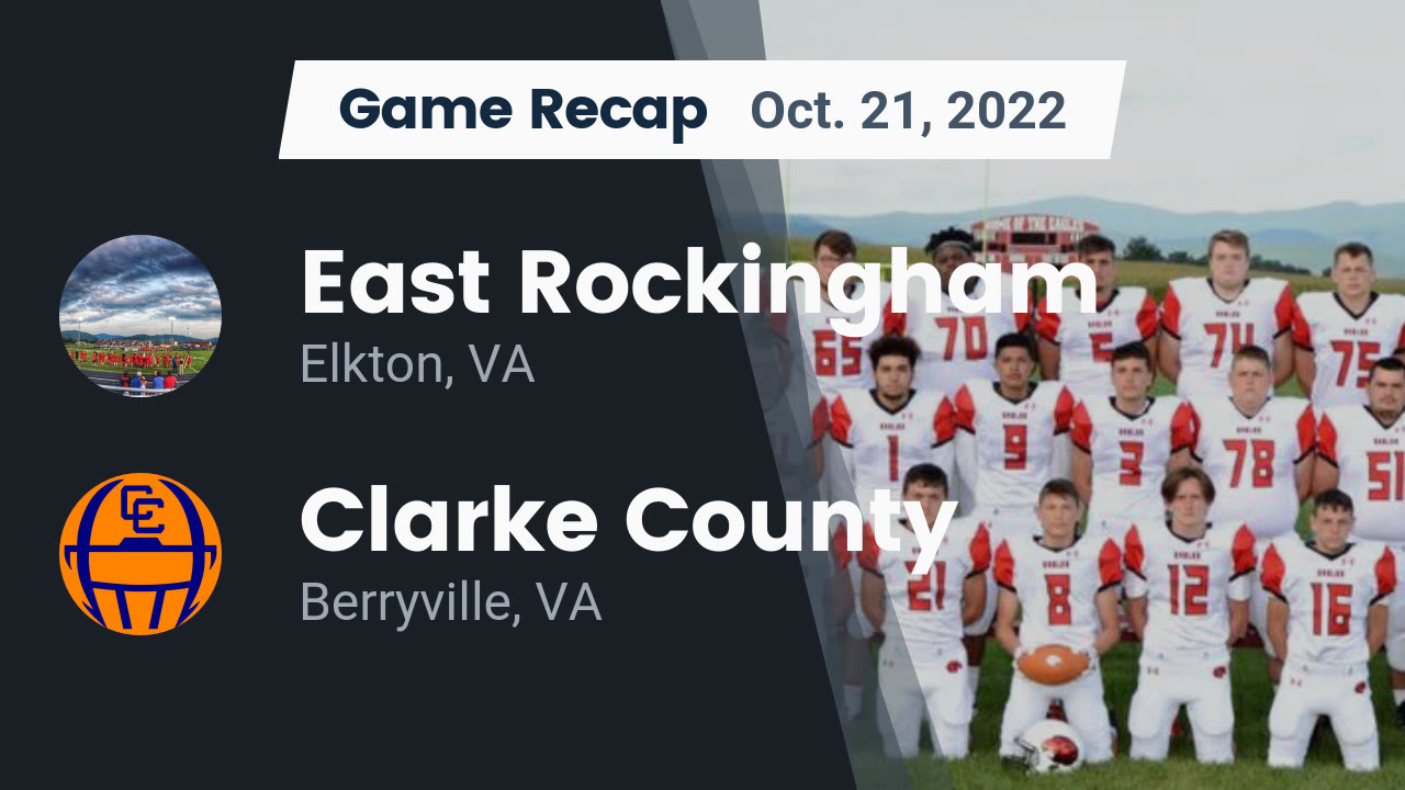 Recap: East Rockingham vs. Clarke County 2022 - East Rockingham ...