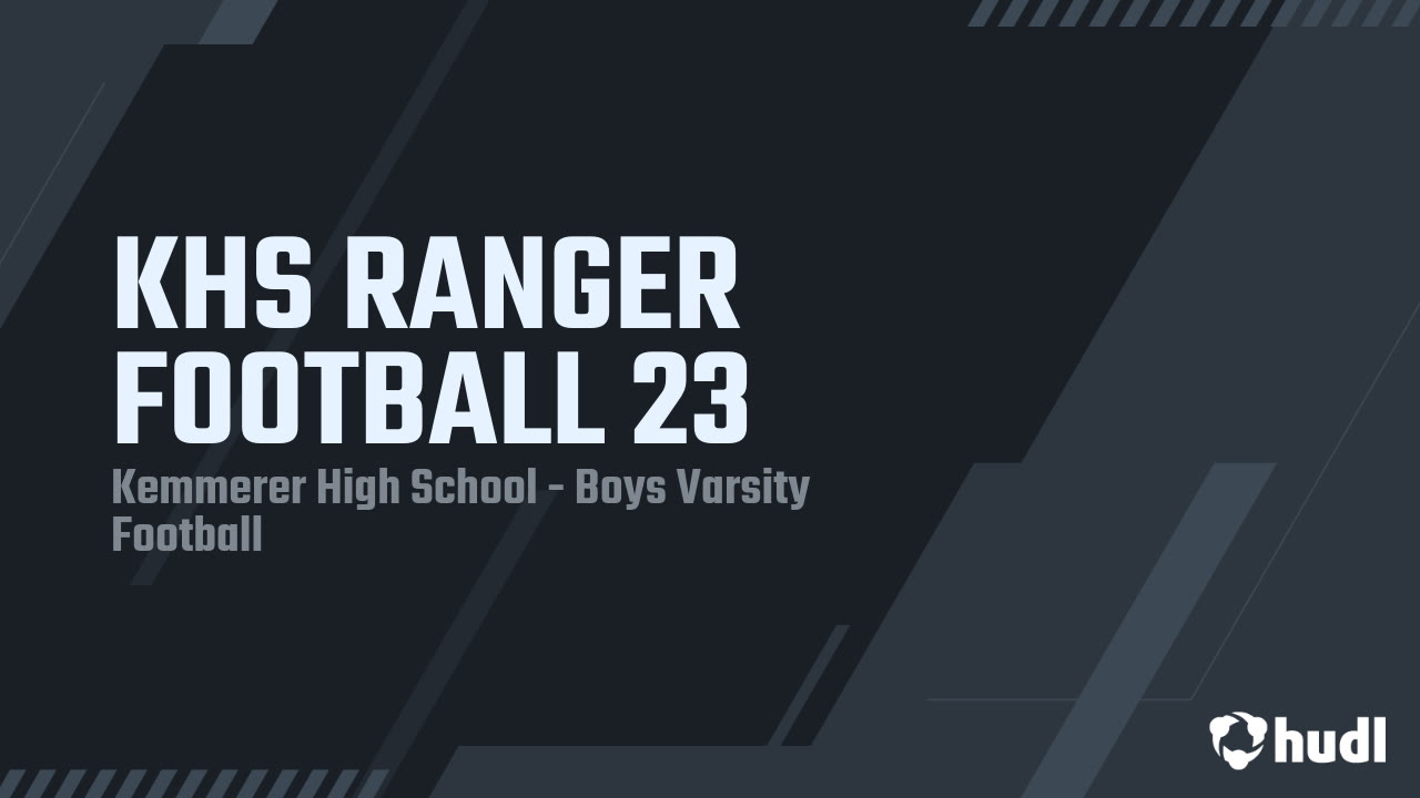 KHS RANGER FOOTBALL 23 - Kemmerer High School highlights - Hudl