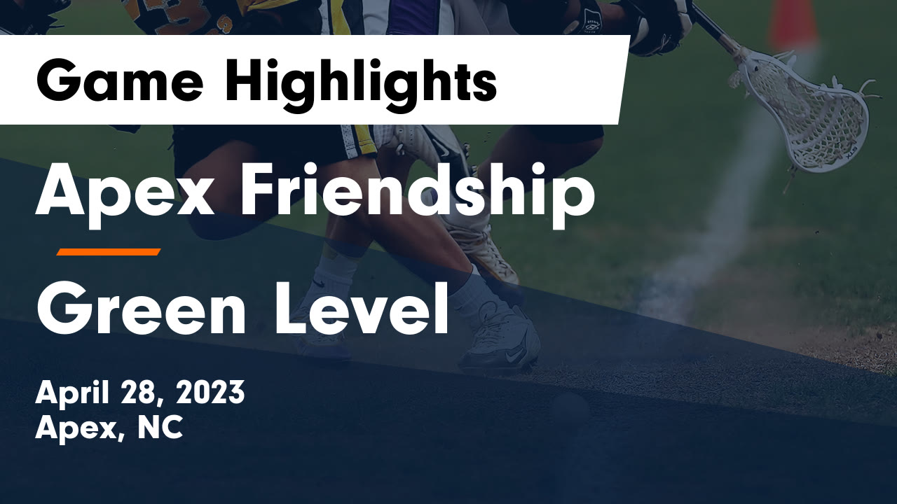 Apex Friendship vs Green Level Game Highlights - April 28, 2023 - Apex ...