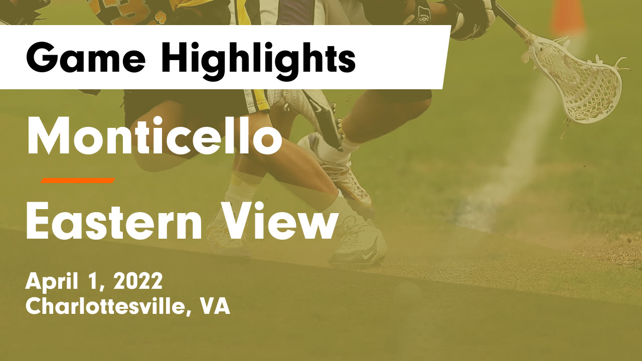 Monticello vs Eastern View Game Highlights - April 1, 2022 - Monticello ...