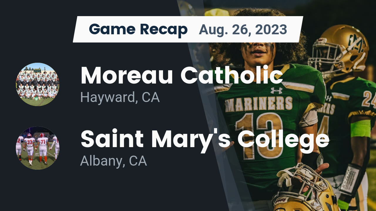 Moreau Catholic (Hayward, CA) High School Sports - Football, Basketball ...