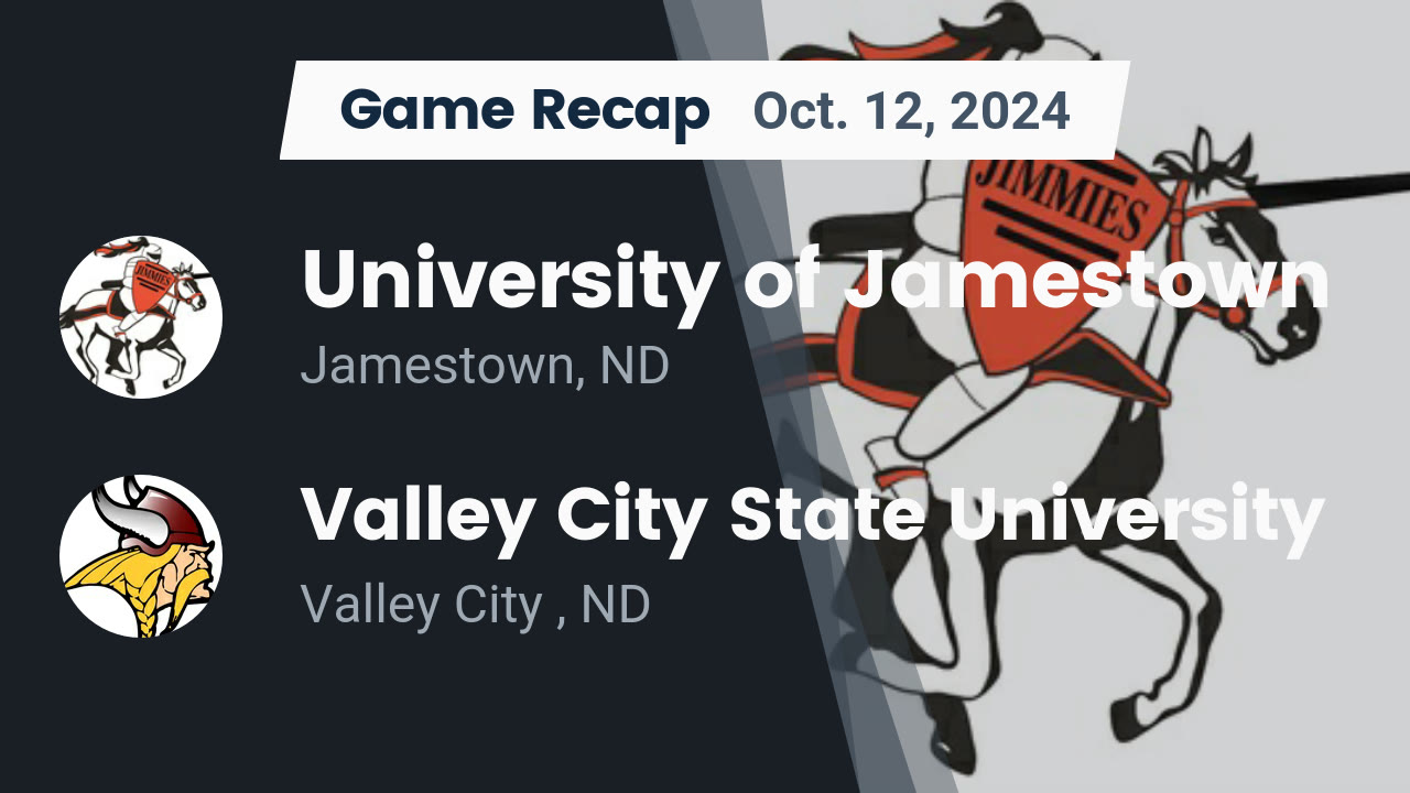 Recap: University of Jamestown vs. Valley City State University 2024 ...