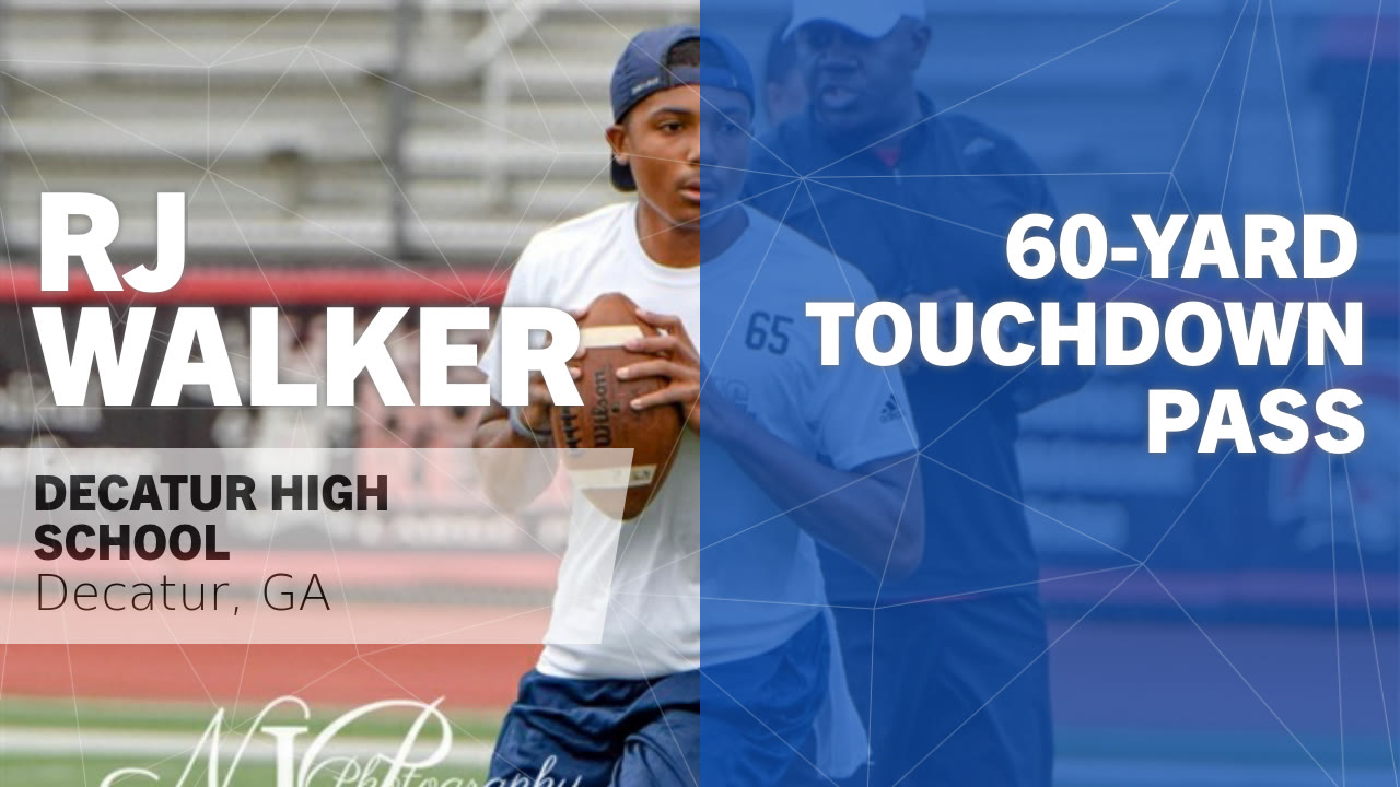 60-yard Touchdown Pass vs KIPP Atlanta Collegiate - RJ Walker ...
