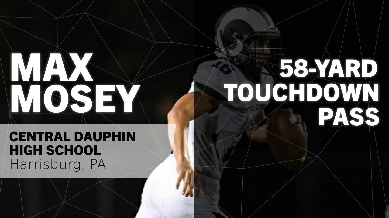 58-yard Touchdown Pass vs Carlisle - Max Mosey highlights - Hudl