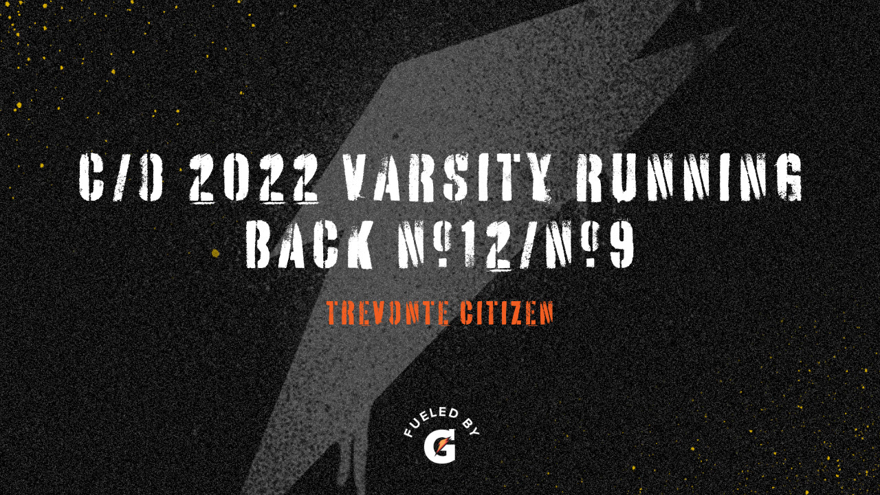 C/o 2022 Varsity Running Back #12/#9 - Trevonte Citizen highlights - Hudl