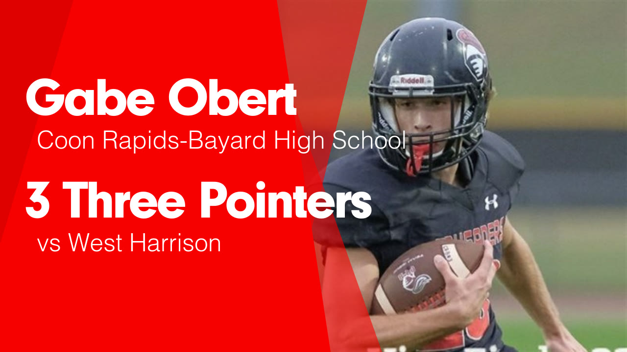 3 Three Pointers vs West Harrison - Gabe Obert highlights - Hudl