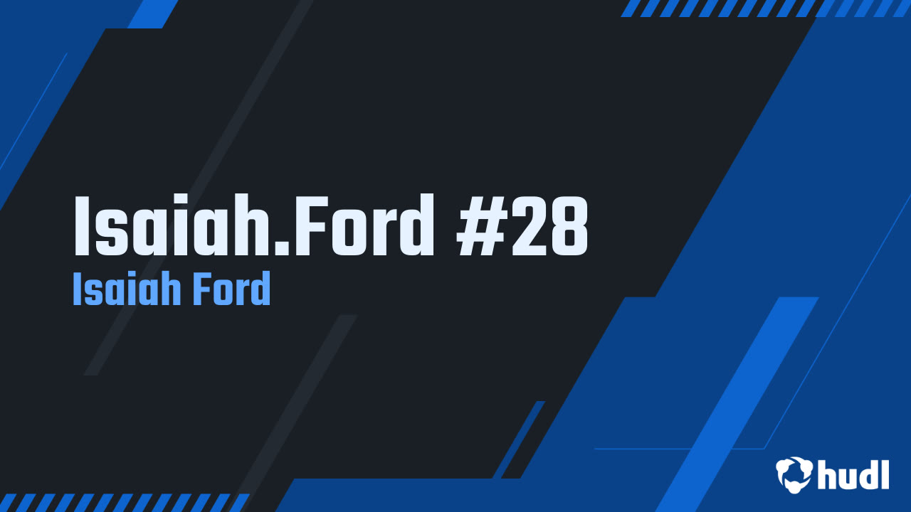 Isaiah.Ford #28 - Isaiah Ford highlights - Hudl