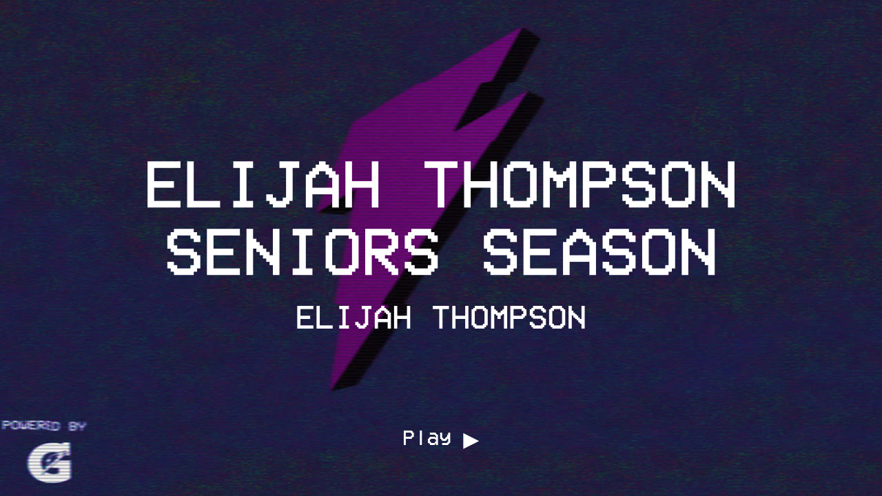 ELIJAH THOMPSON Seniors Season - Elijah Thompson highlights - Hudl