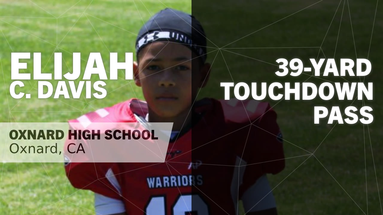 39-yard Touchdown Pass vs Santa Barbara - Elijah C. Davis highlights - Hudl