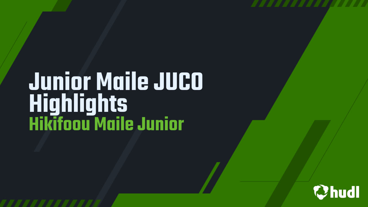 Junior Maile JUCO Highlights - Hikifoou Maile Junior highlights - Hudl