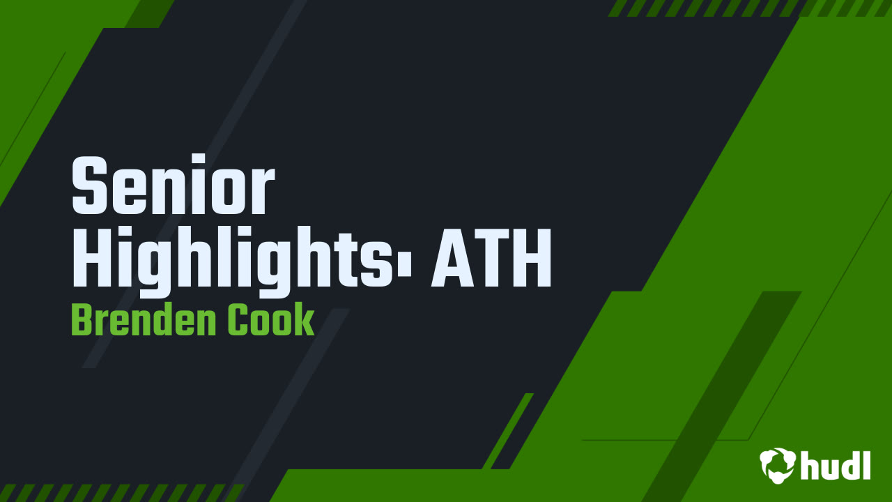Senior Highlights: ATH - Brenden Cook highlights - Hudl