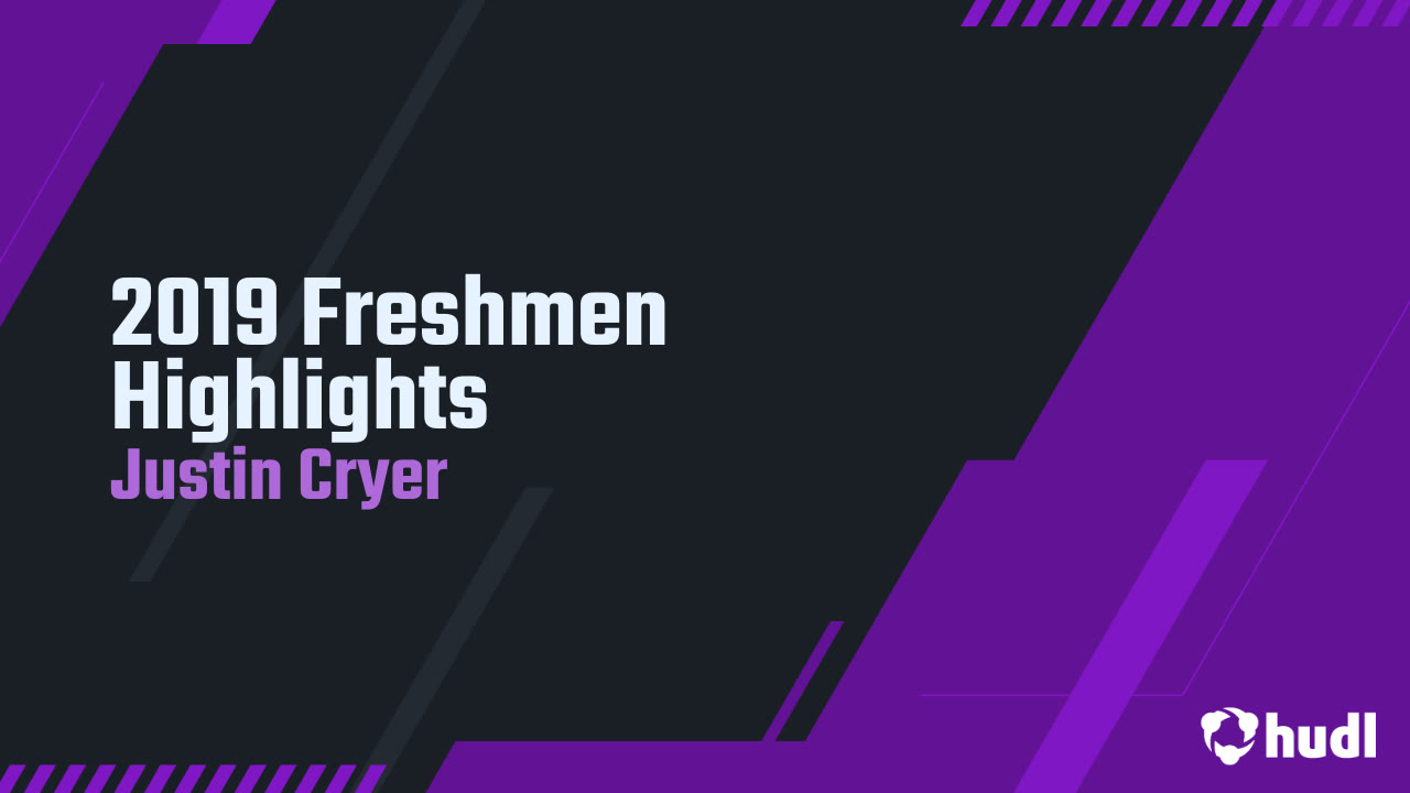 2019 Freshmen Highlights - Justin Cryer highlights - Hudl