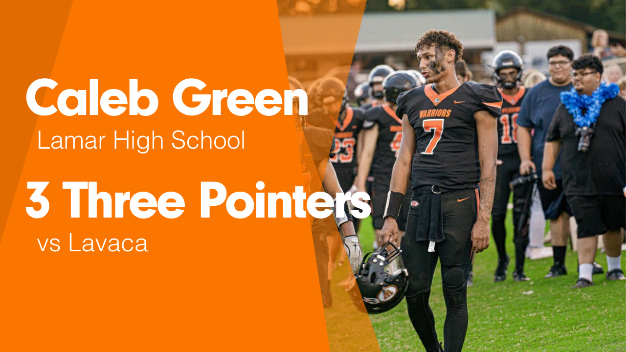 3 Three Pointers vs Lavaca - Caleb Green highlights - Hudl