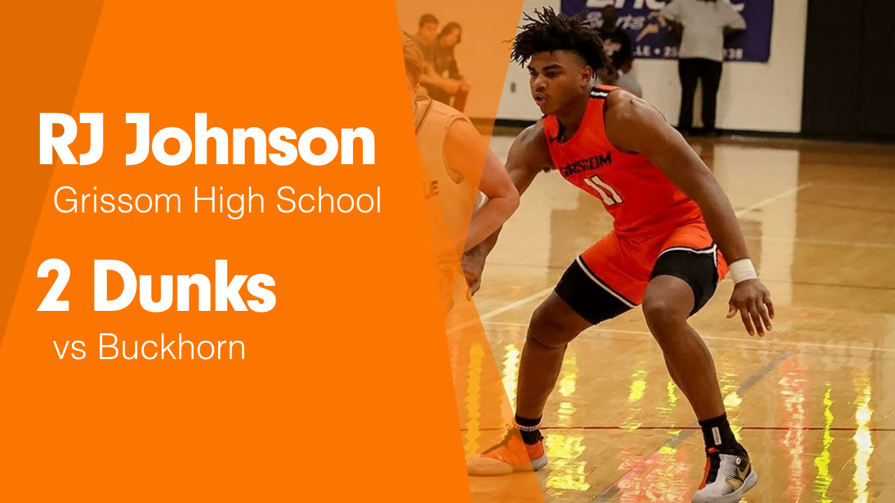 2 Dunks vs Buckhorn - RJ Johnson highlights - Hudl