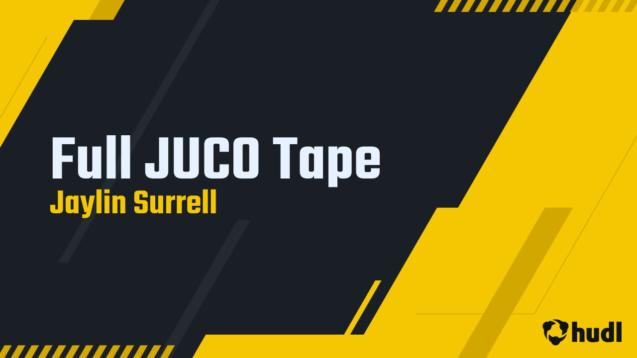 Full JUCO Tape - Jaylin Surrell highlights - Hudl