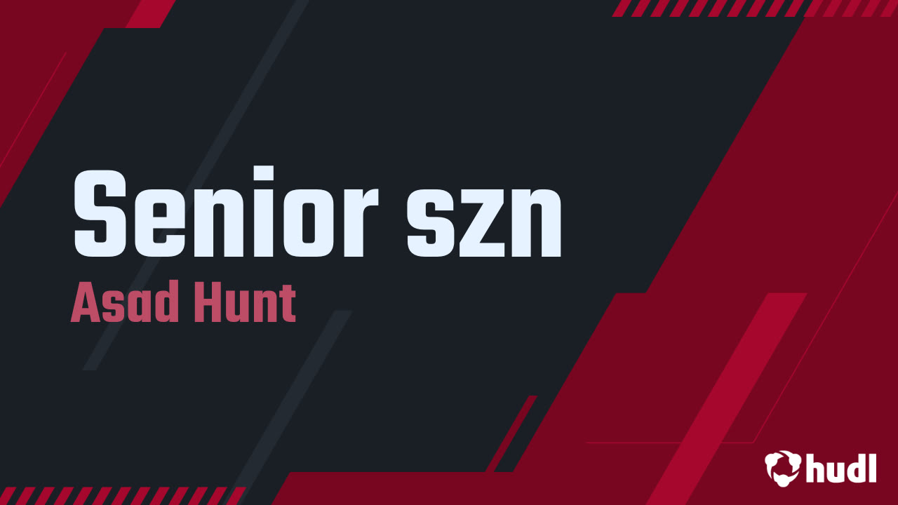 Senior szn - Asad Hunt highlights - Hudl