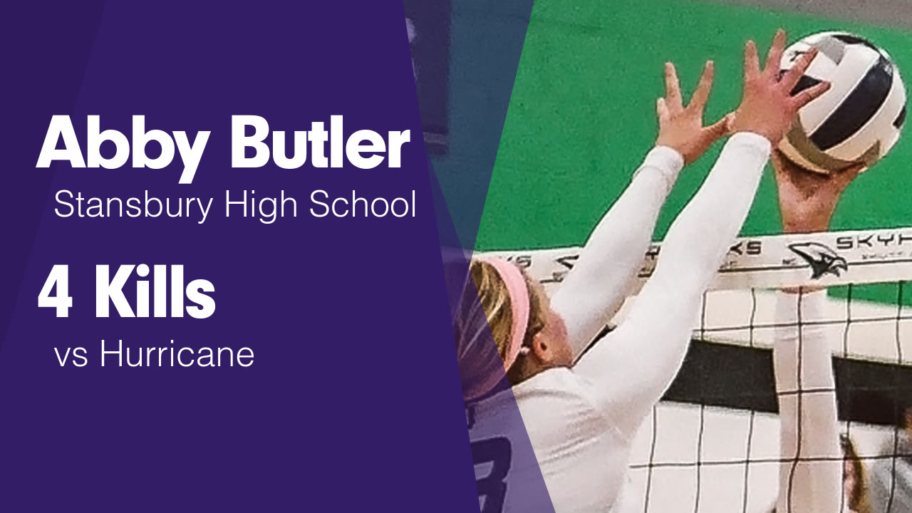 4 Kills vs Hurricane - Abby Butler highlights - Hudl