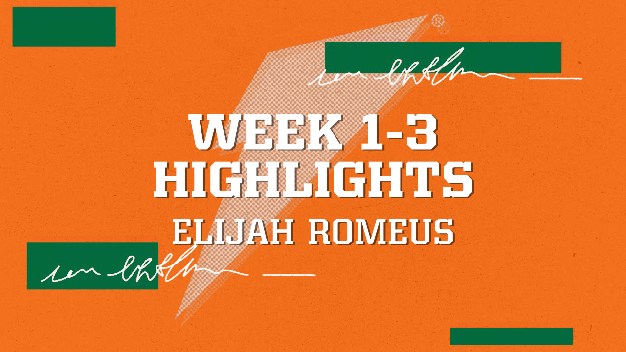 Week 1-3 Highlights - Elijah Romeus highlights - Hudl