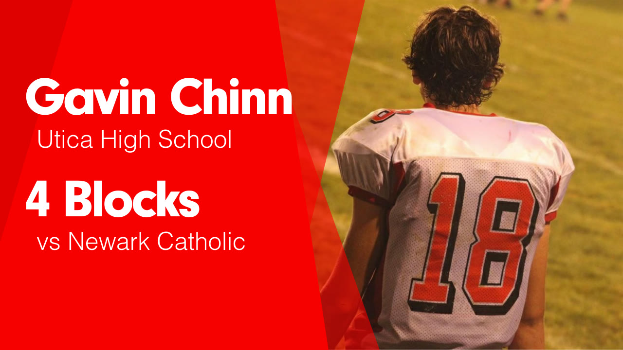 4 Blocks vs Newark Catholic - Gavin Chinn highlights - Hudl