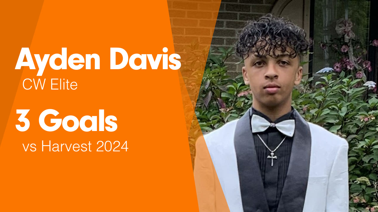 3 Goals vs Harvest 2024 - Ayden Davis highlights - Hudl