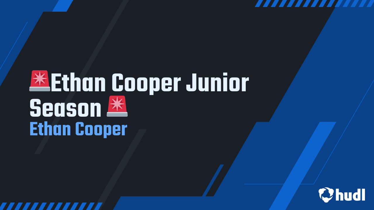 Ethan Cooper Junior Season - Ethan Cooper highlights - Hudl