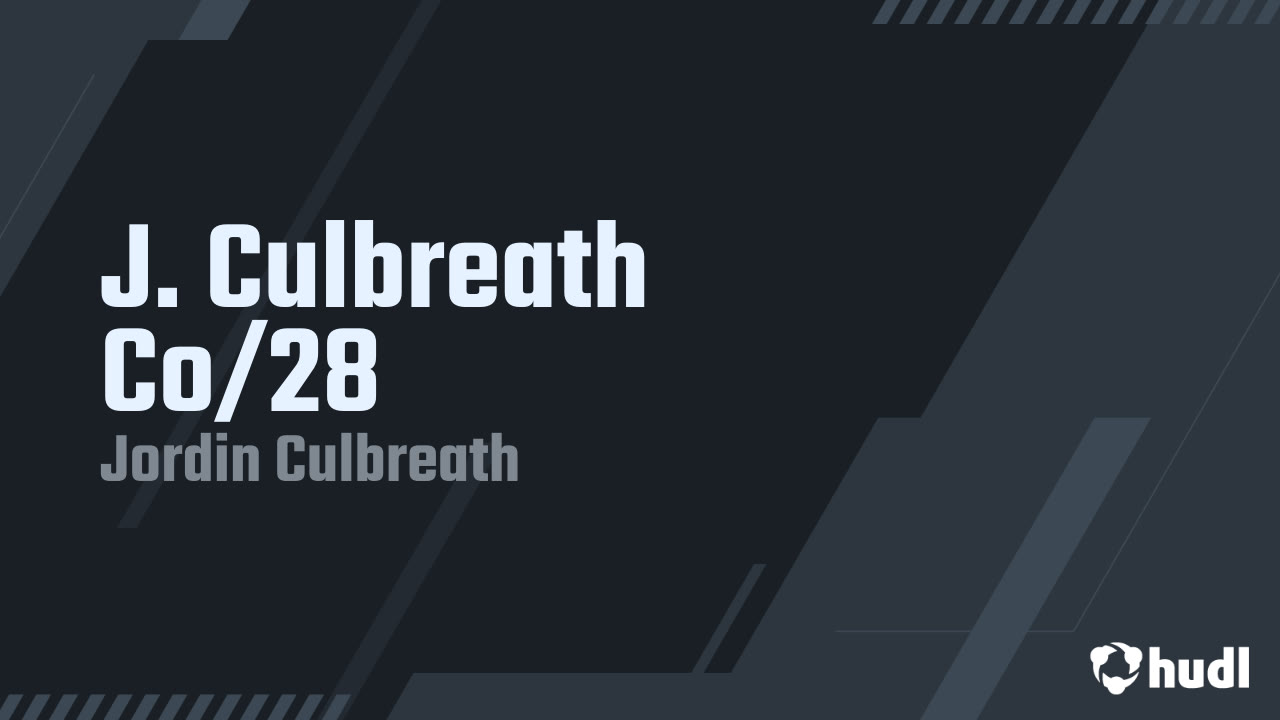 J. Culbreath Co/28 - Jordin Culbreath highlights - Hudl