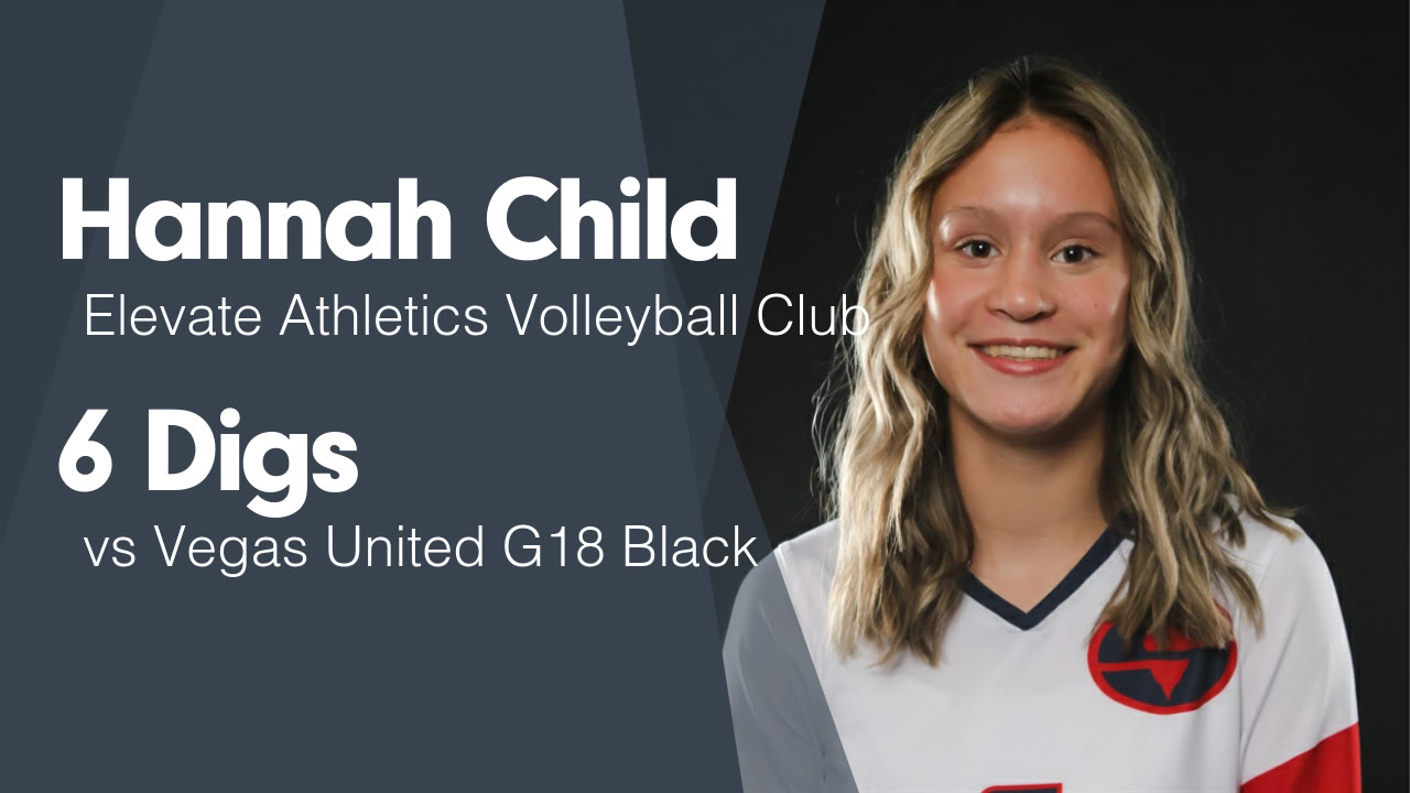 6 Digs vs Vegas United G18 Black - Hannah Child highlights - Hudl