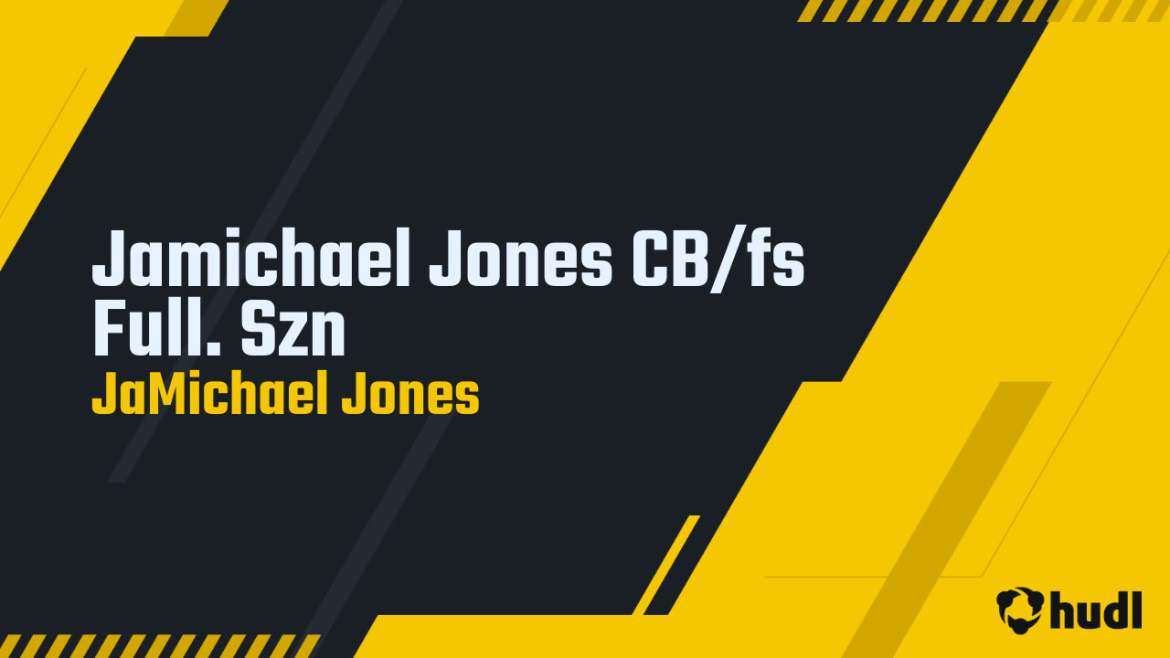 Jamichael Jones CB/fs Full. Szn - JaMichael Jones highlights - Hudl