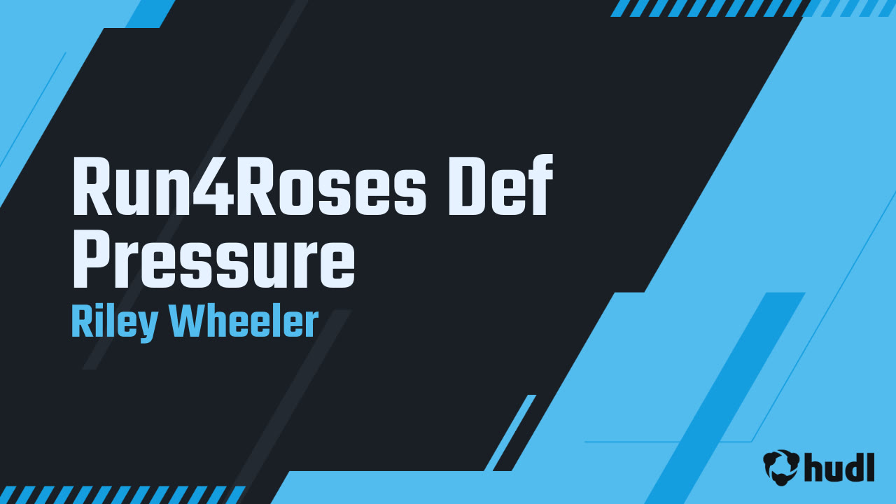 Run4Roses Def Pressure - Riley Wheeler highlights - Hudl