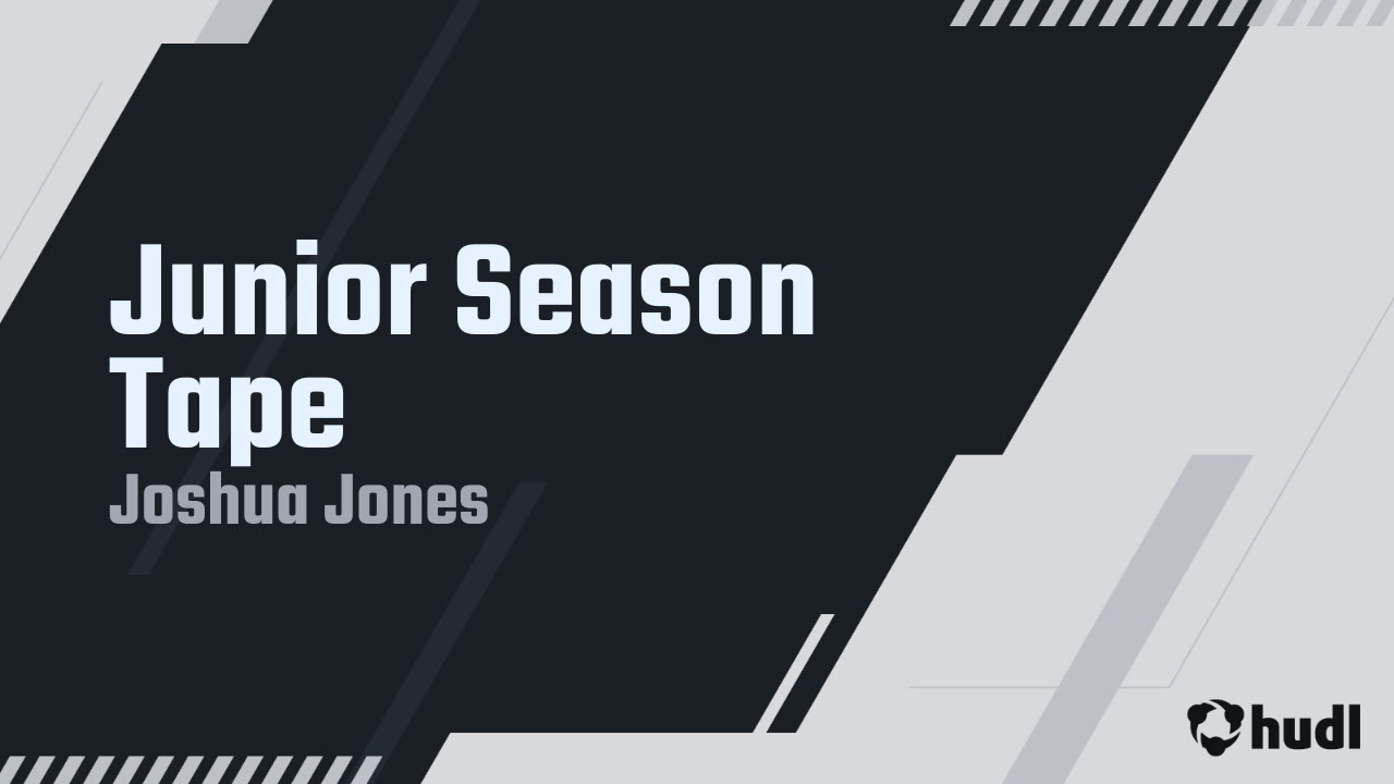 Junior Season Tape - Joshua Jones highlights - Hudl