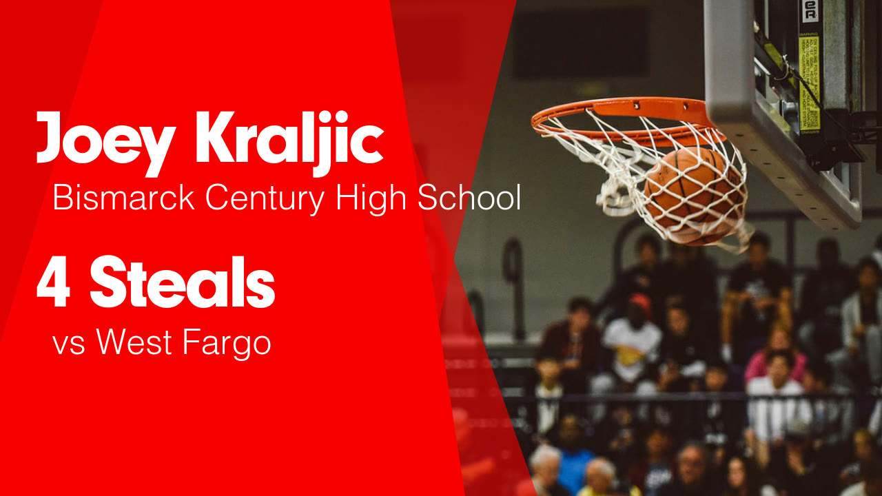 4 Steals vs West Fargo - Joseph Kraljic highlights - Hudl