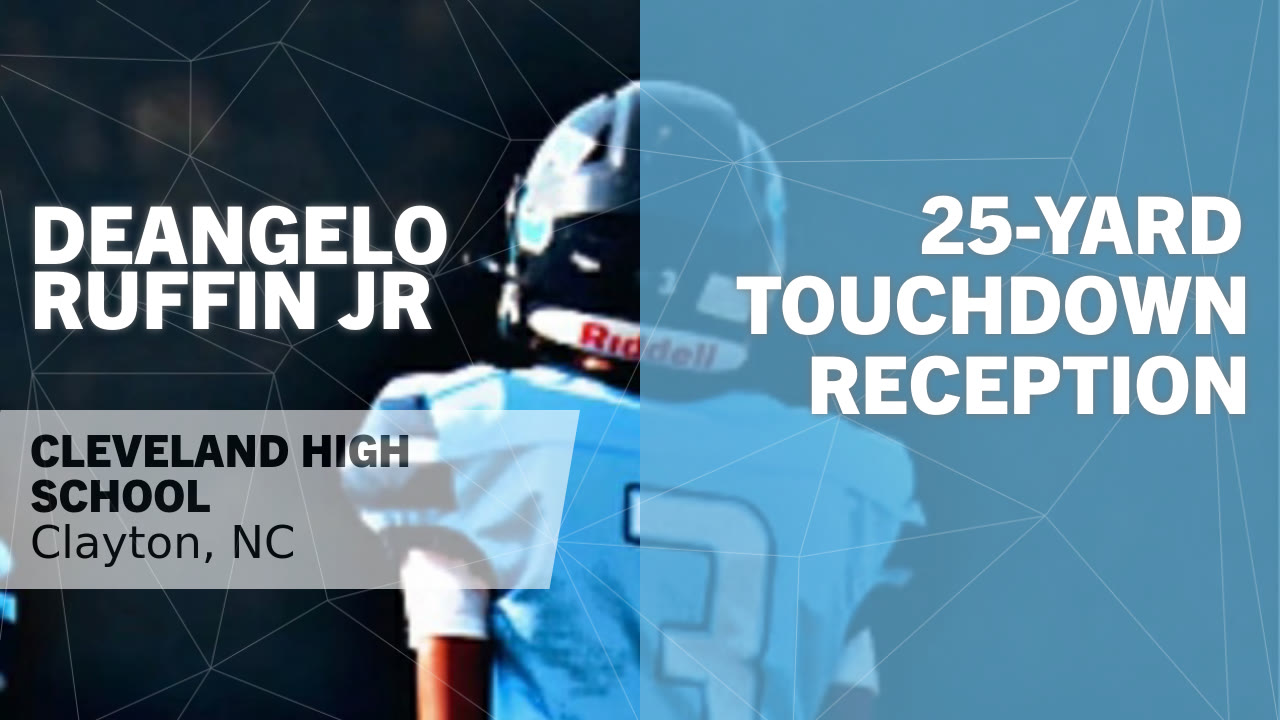 25-yard Touchdown Reception vs Fuquay-Varina - DeAngelo Ruffin Jr ...