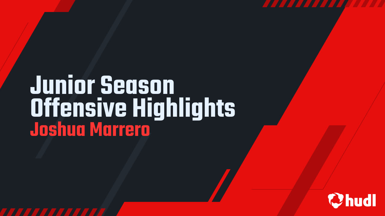 Junior Season Offensive Highlights - Joshua Marrero highlights - Hudl