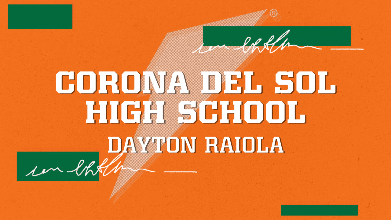 Corona del Sol High School - Dayton Raiola highlights - Hudl