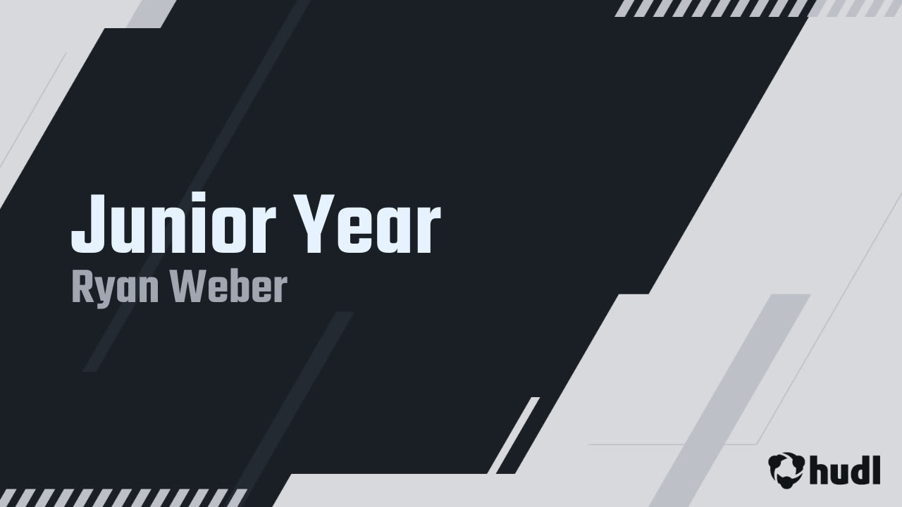 Junior Year - Ryan Weber highlights - Hudl
