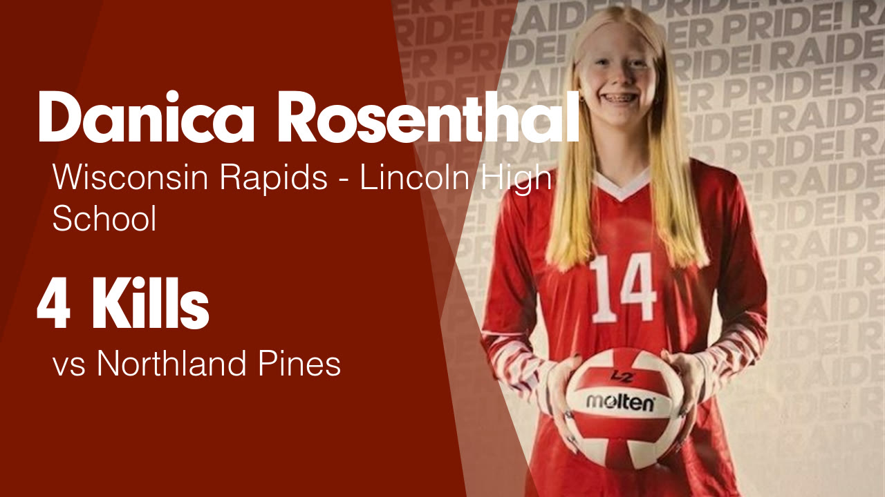 4 Kills vs Northland Pines - Danica Rosenthal highlights - Hudl