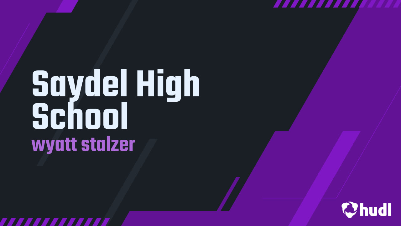 Saydel High School - Wyatt Nicholas Stalzer highlights - Hudl