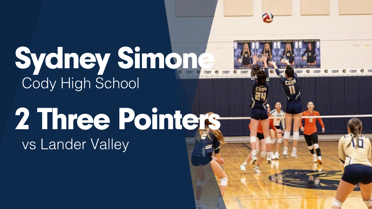 2 Three Pointers vs Lander Valley - Sydney Simone highlights - Hudl