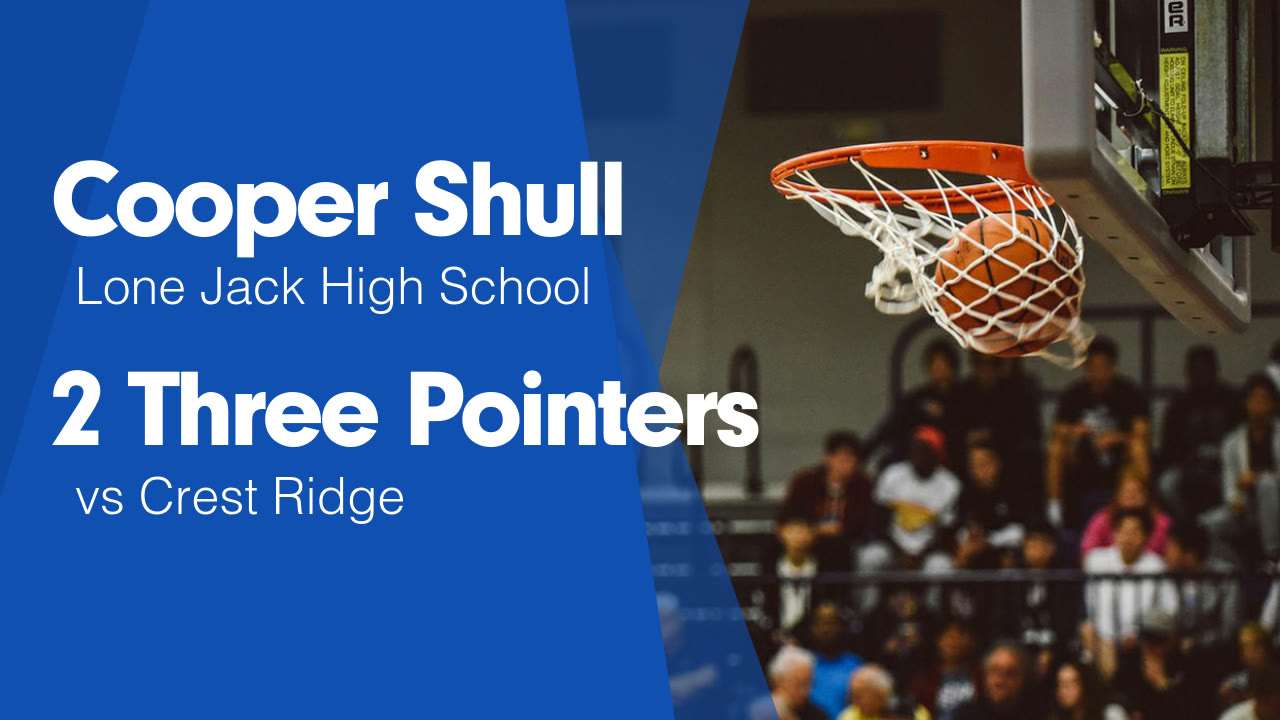 2 Three Pointers vs Crest Ridge - Cooper Shull highlights - Hudl