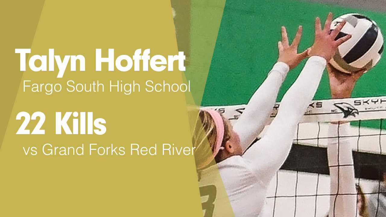 22 Kills vs Grand Forks Red River - Talyn Hoffert highlights - Hudl