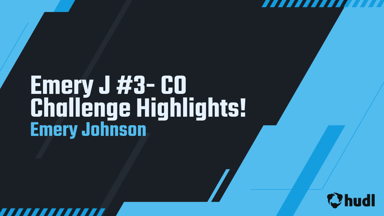 Emery J #3- CO Challenge Highlights! - Emery Johnson highlights - Hudl