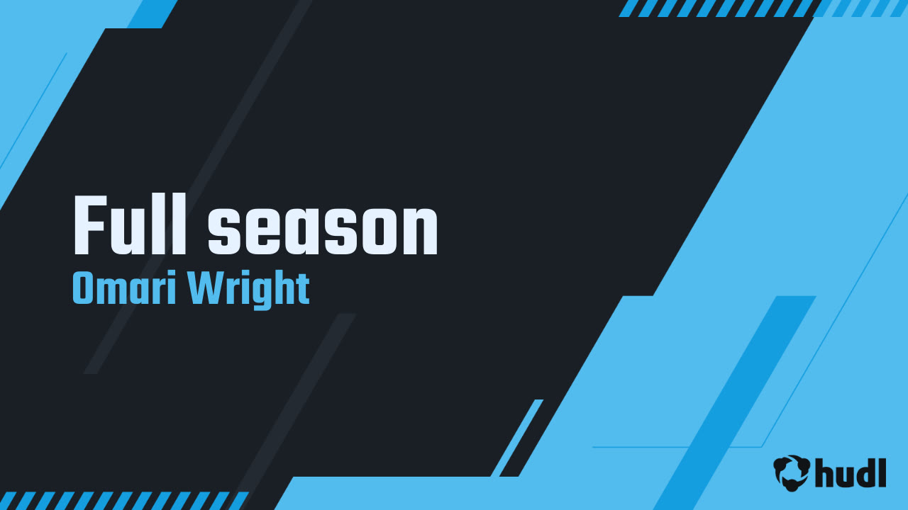 Full season - Omari Wright highlights - Hudl