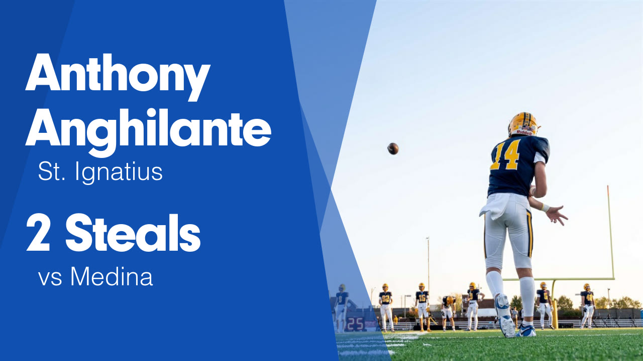 2 Steals vs Medina - Anthony Anghilante highlights - Hudl