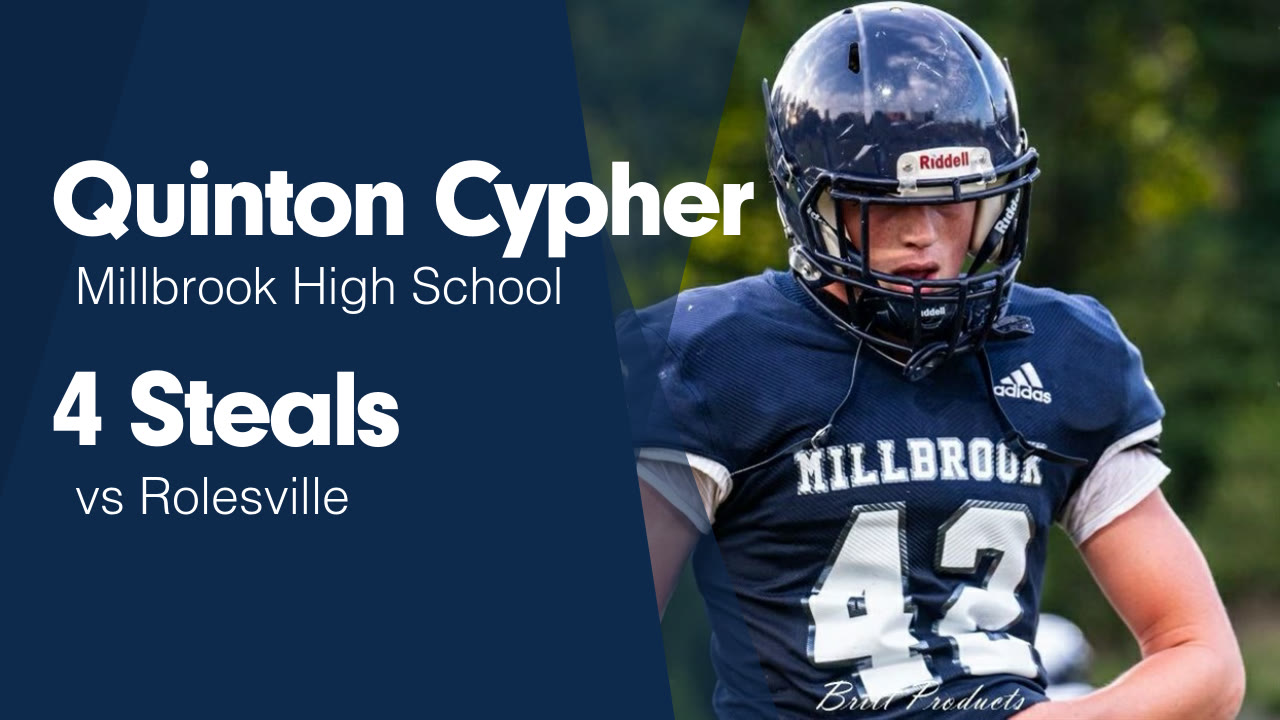 4 Steals vs Rolesville - Quinton Cypher highlights - Hudl