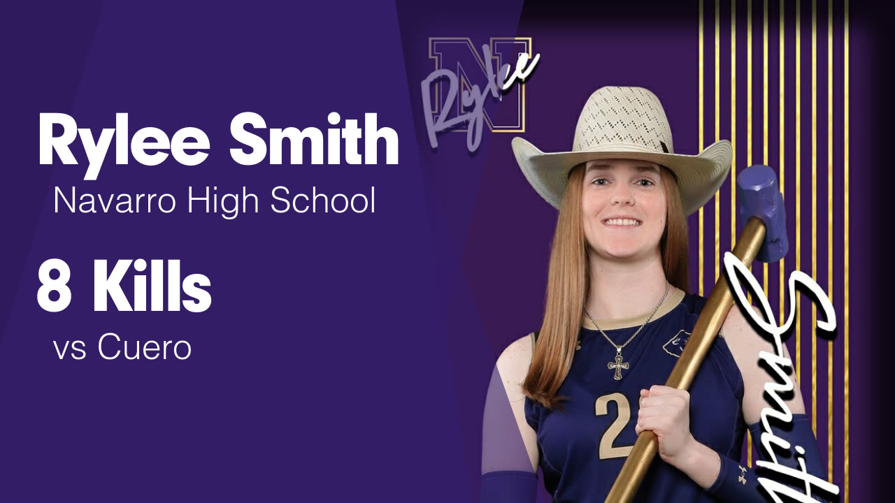 8 Kills vs Cuero - Rylee Smith highlights - Hudl