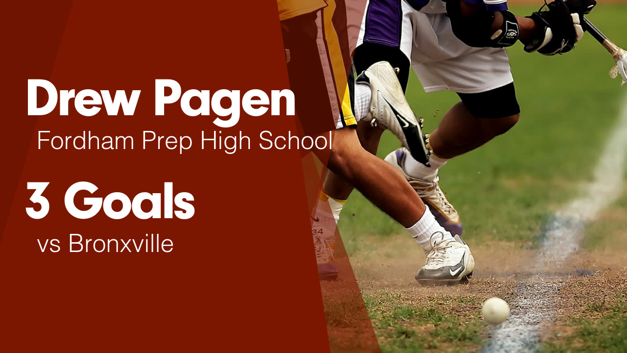 3 Goals vs Bronxville - Drew Pagen highlights - Hudl