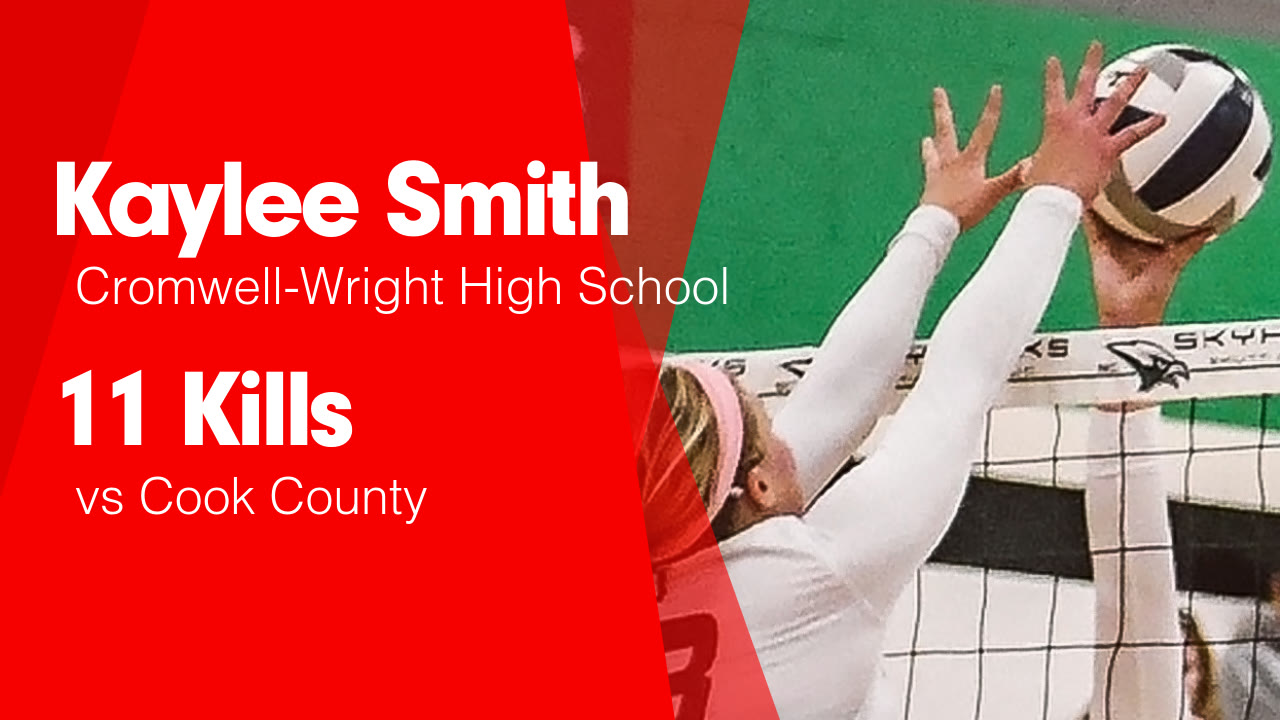 11 Kills vs Cook County - Kaylee Smith highlights - Hudl