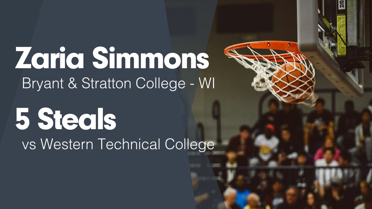 5 Steals vs Western Technical College - Zaria Simmons highlights - Hudl
